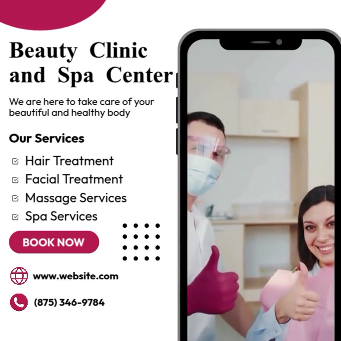 Beauty Clinic Ads Template | PosterMyWall