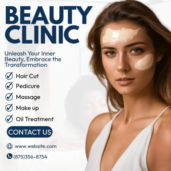 Beauty Clinic Ads Template | PosterMyWall