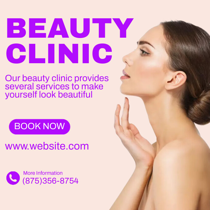 Beauty Clinic Ads Template | PosterMyWall
