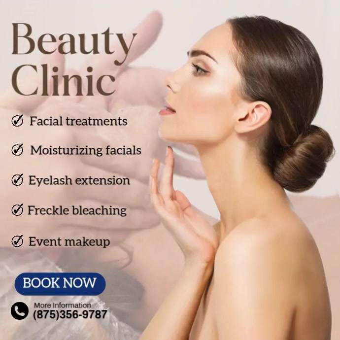 Beauty Clinic Ads Template | PosterMyWall