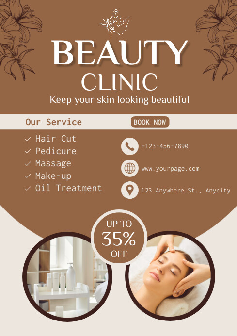 Beauty Clinic Template | PosterMyWall