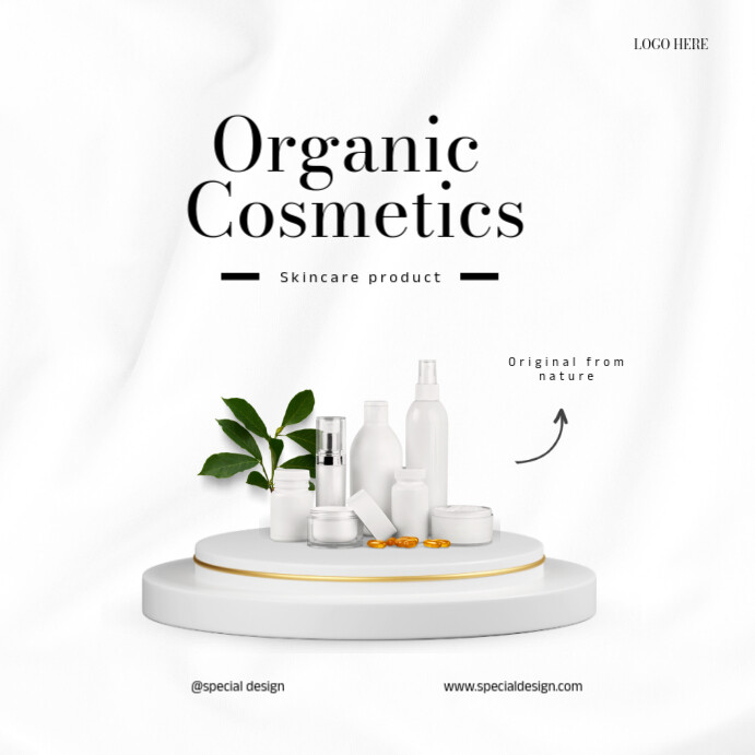 Beauty cosmetics instagram post Template | PosterMyWall