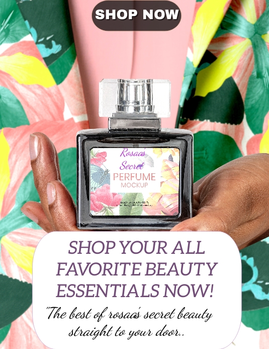 Beauty essentials products flyer Template | PosterMyWall