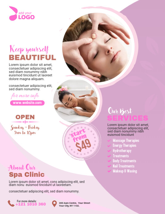 Beauty Flyer Template | PosterMyWall