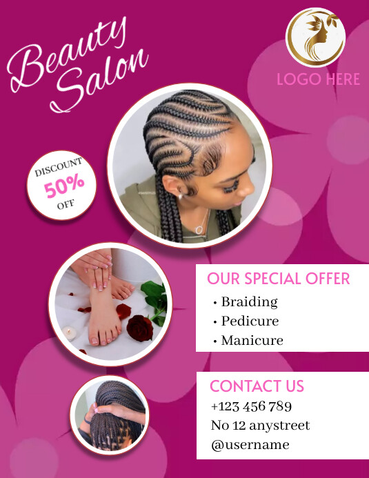 Plantilla de Beauty flyer template | PosterMyWall