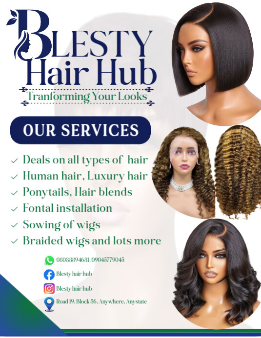 Modèle BEAUTY/HAIR SALES FLYER | PosterMyWall