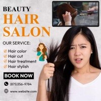 Hair Salon Ads Template | PosterMyWall