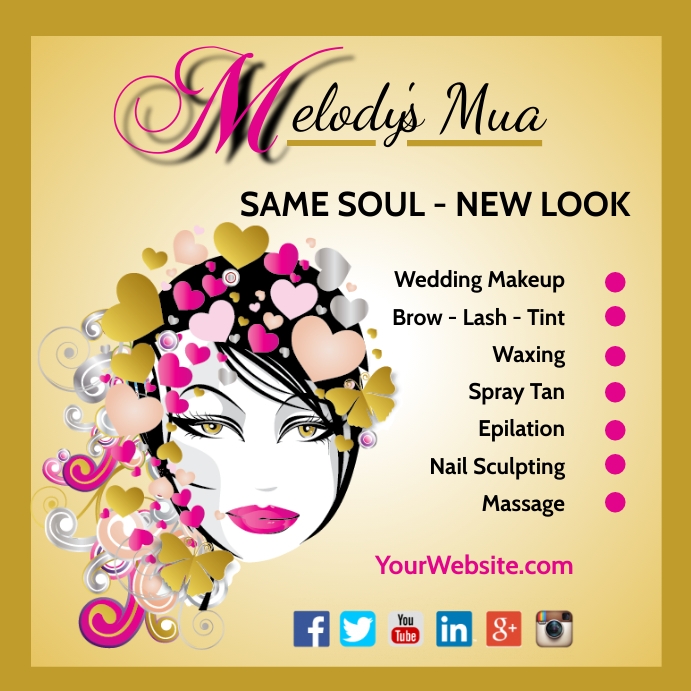 Copy of Beauty MUA | PosterMyWall
