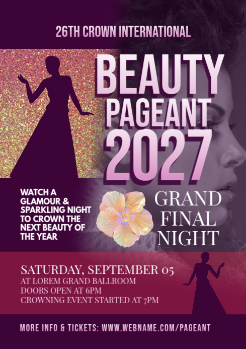 253+ Free Pageant Video Templates | PosterMyWall