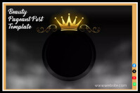 Beauty Pageant Poster Template | PosterMyWall