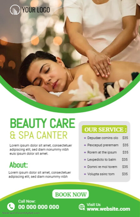 Copy of Beauty parlor ad | PosterMyWall