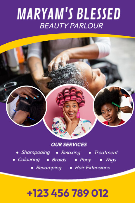 Copy of beauty parlor poster | PosterMyWall