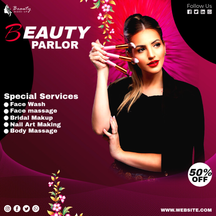Copy of Beauty Parlor Template | PosterMyWall