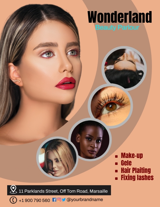 Beauty parlour flyer Template | PosterMyWall