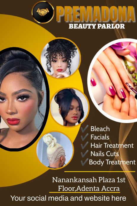 Copy of Beauty parlour flyer template | PosterMyWall