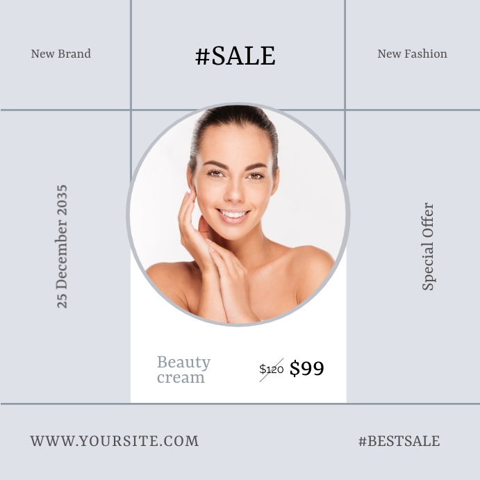 Beauty Product Sale Template | PosterMyWall