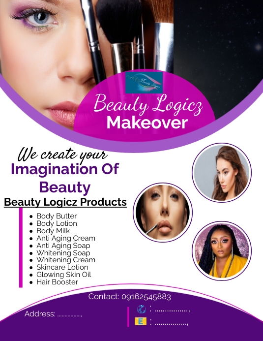 Beauty products (26) Template | PosterMyWall