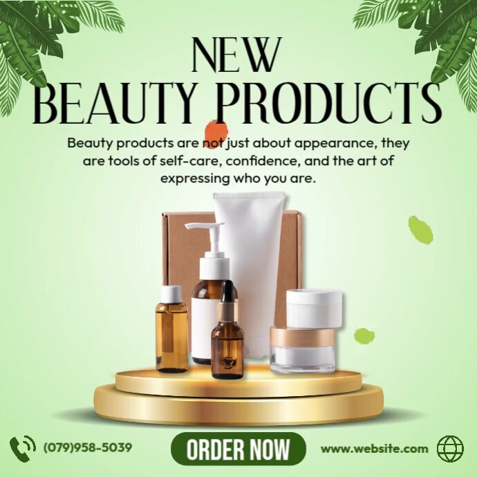 Copy of Beauty Products Offer | PosterMyWall