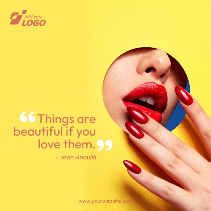 Beauty Quote Template | PosterMyWall