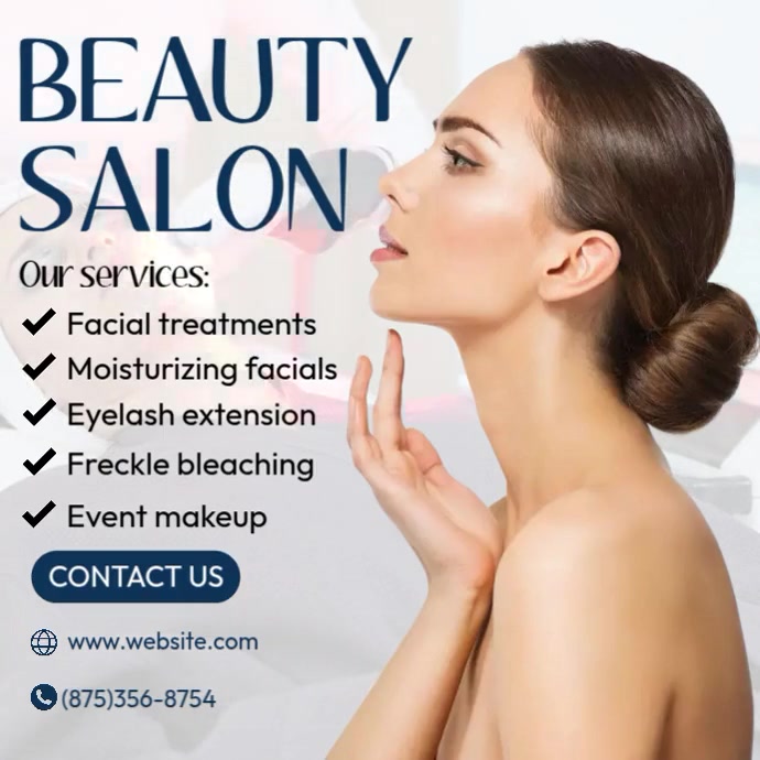 Beauty Salon Ads Template | PosterMyWall