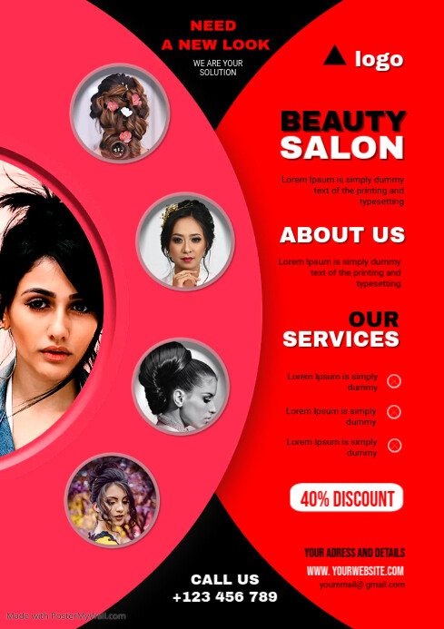 beauty salon Template | PosterMyWall