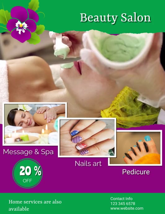 Beauty Salon Flyers Template Postermywall