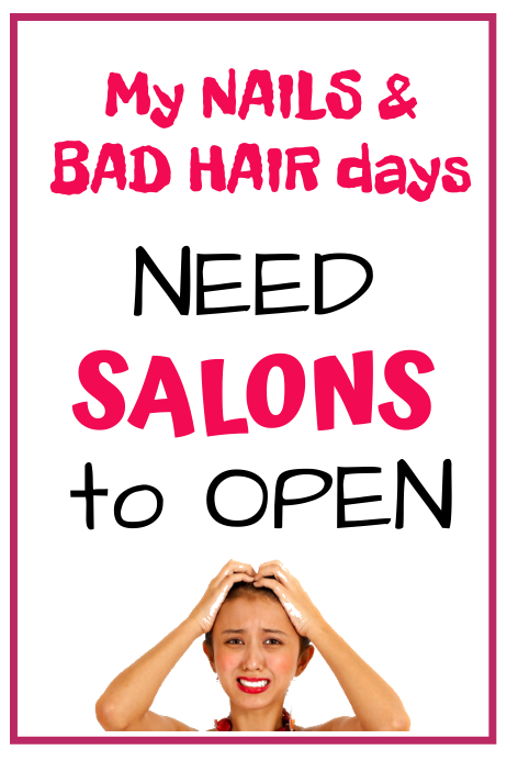 Copy of Beauty Salon Humor Poster | PosterMyWall