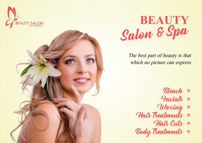 Beauty Salon Postcard Template | PosterMyWall