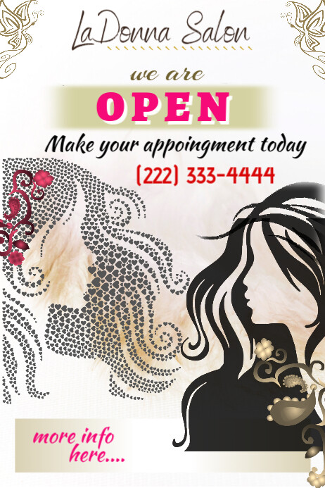 Beauty Salon Poster Template | PosterMyWall