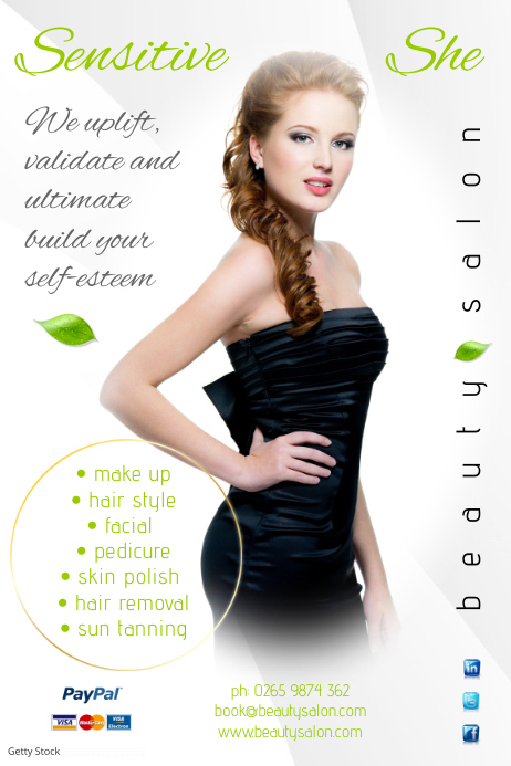 Beauty Salon Poster Template | PosterMyWall