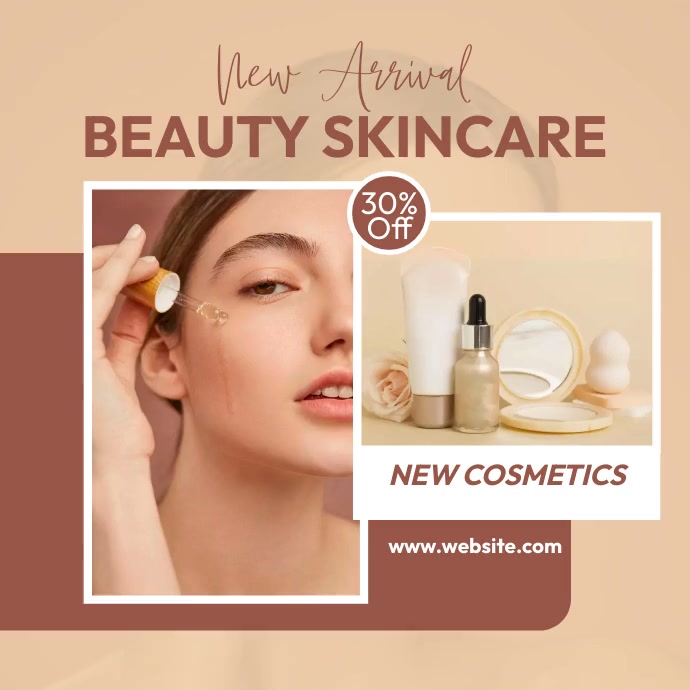 Beauty Skin Care Ads Template | PosterMyWall