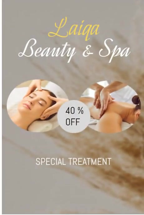 Beauty Spa Promotion Poster Template | PosterMyWall
