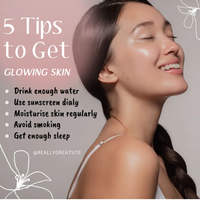 Beauty Tips Template | PosterMyWall