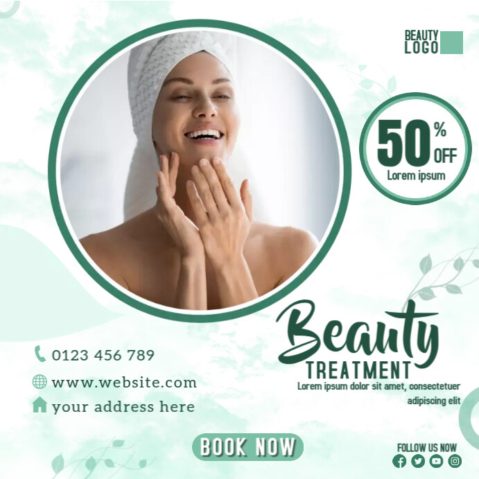 Beauty Treatment Template | PosterMyWall