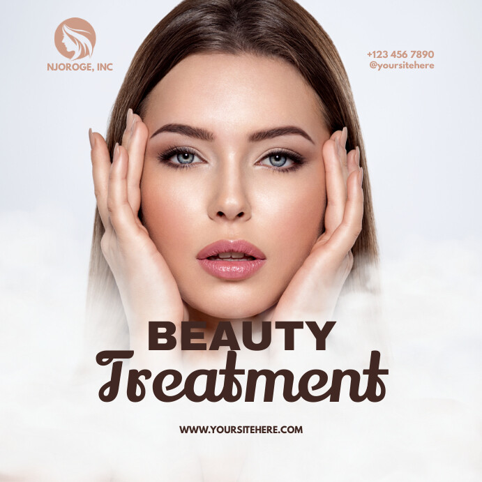 Beauty Treatment Promotion Instagram Poster Template | PosterMyWall