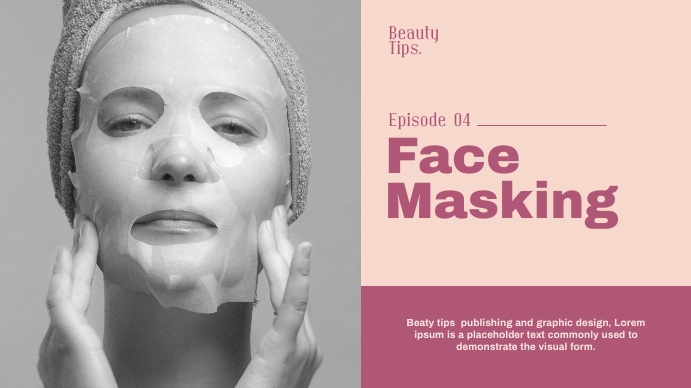 Beauty YouTube Channel Thumbnail Template | PosterMyWall