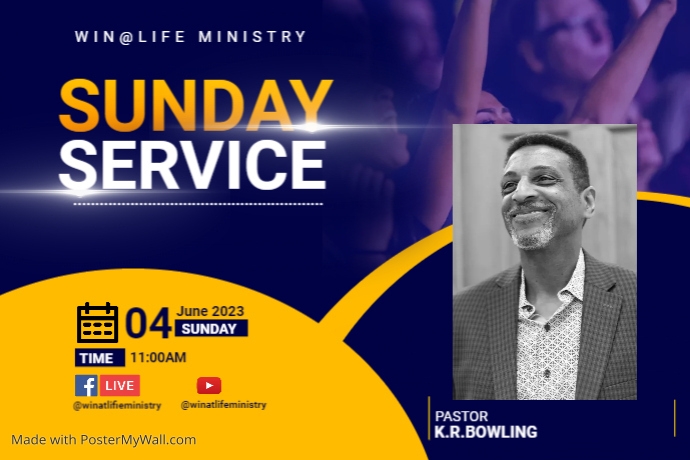 sunday service | PosterMyWall