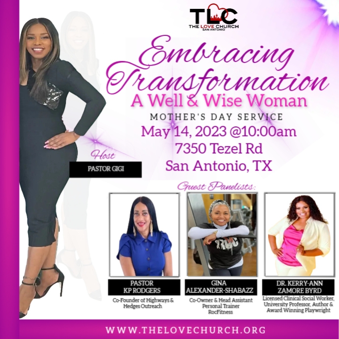 Mother's day church event flyer template | PosterMyWall