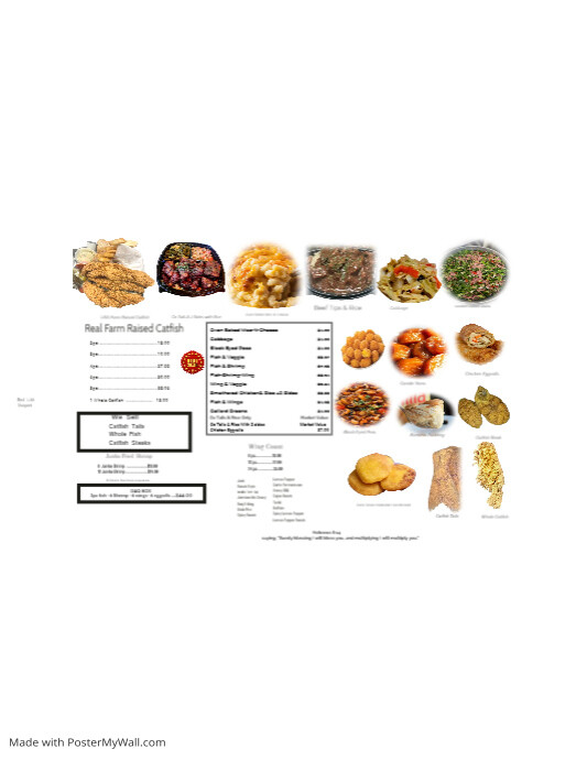 Copy of Black and Yellow Fast Food Digital Menu Display | PosterMyWall