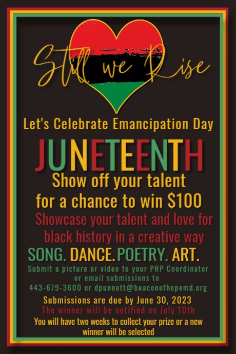 JUNETEENTH Event Poster | PosterMyWall