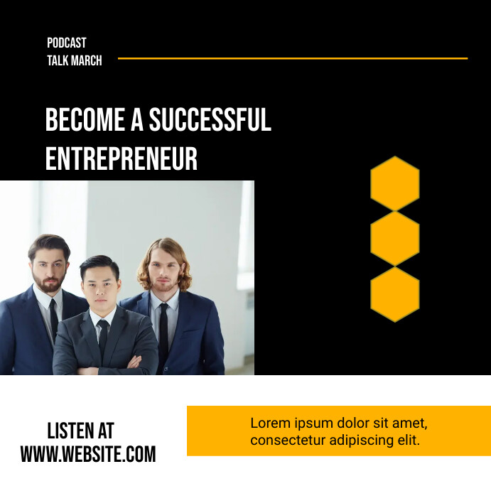 Become a Successful Entrepreneur Instagram Po Template | PosterMyWall