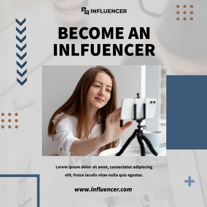 Become Influencer Template | PosterMyWall