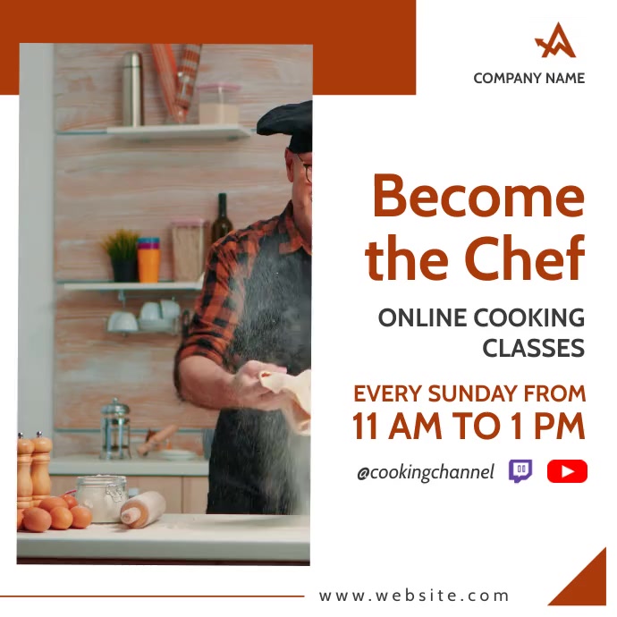 Become the chef advertisement instagram post Template | PosterMyWall