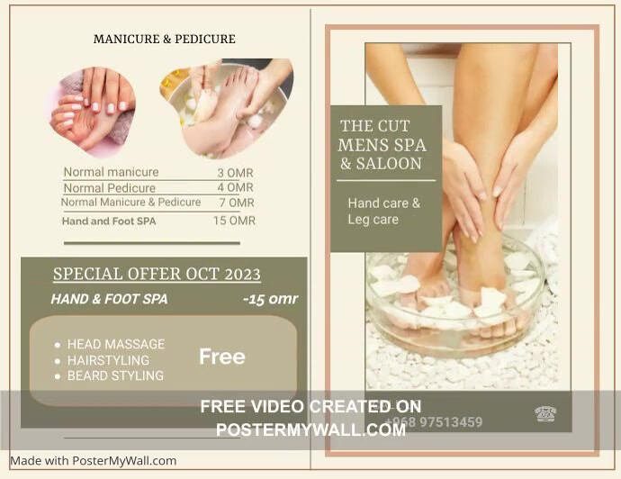 pedicure/manicure offer | PosterMyWall