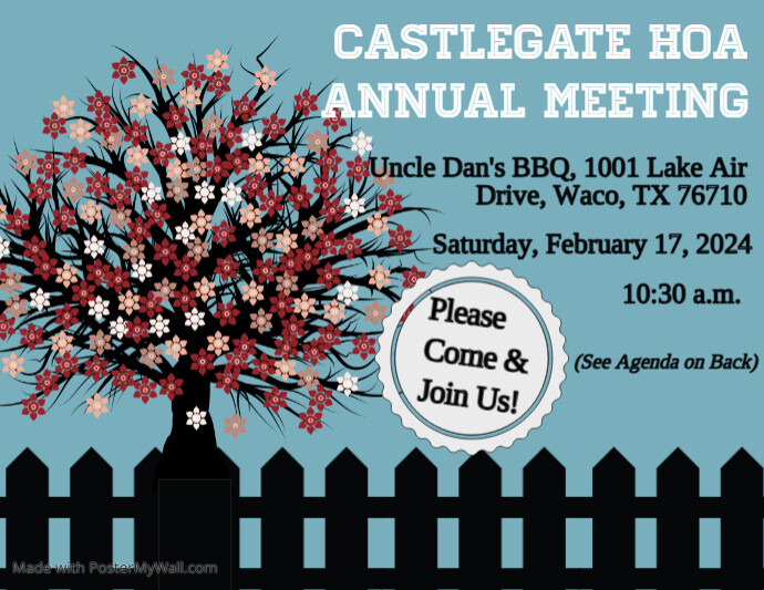 HOA Neighborhood Meeting (1) | PosterMyWall