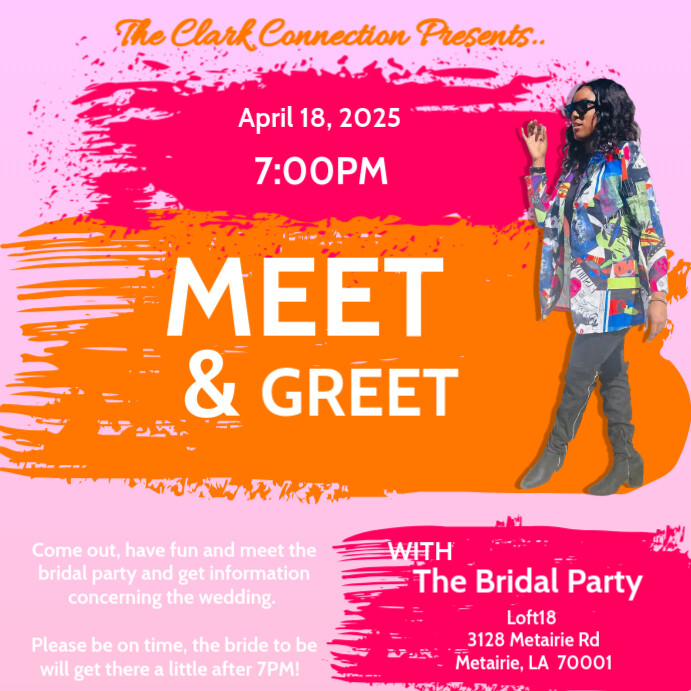 meet & greet pre cruise | PosterMyWall