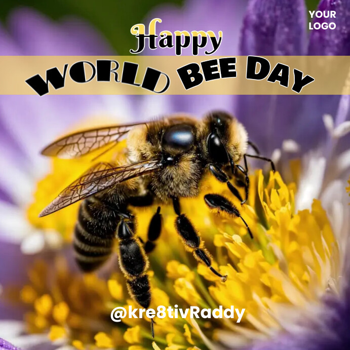 Bee Day Template | PosterMyWall