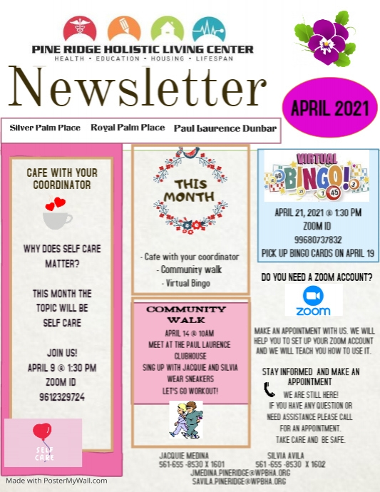 Copy of ENGLISH NEWSLETTER | PosterMyWall