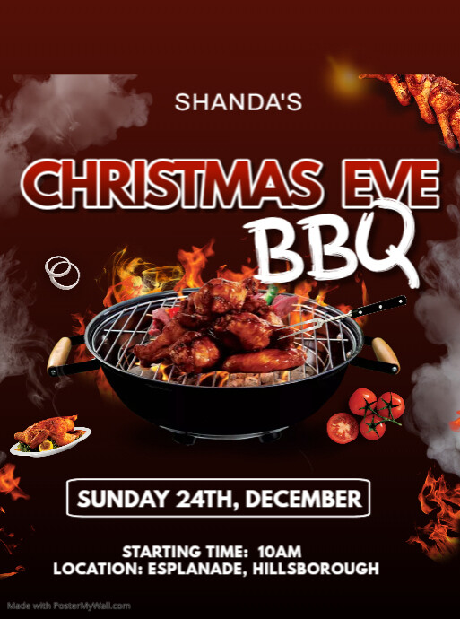 BBQ party poster design (1) | PosterMyWall