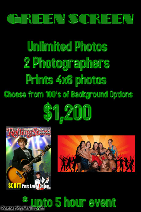 green screen | PosterMyWall